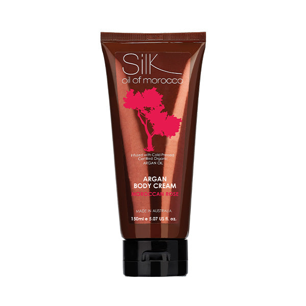 Silk Oil of Morocco - Moroccan Rose Argan Body Cream with Pentavitin