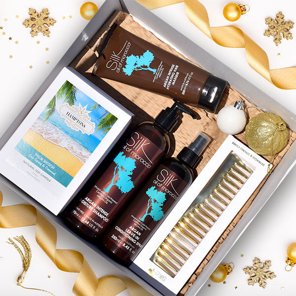 Hair Health and Happiness Gift Hamper – Silk Oil of Morocco