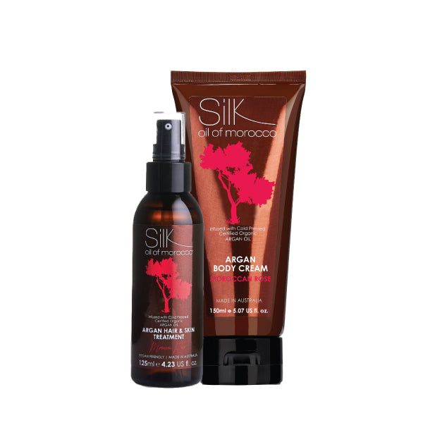 Moroccan Rose - Argan Skin Duo – Silk Oil of Morocco