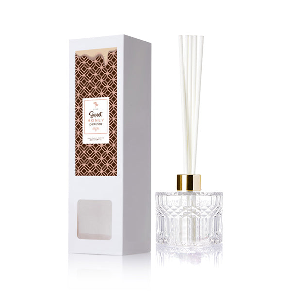 Sweet Honey Luxe Reed Diffuser – Silk Oil of Morocco