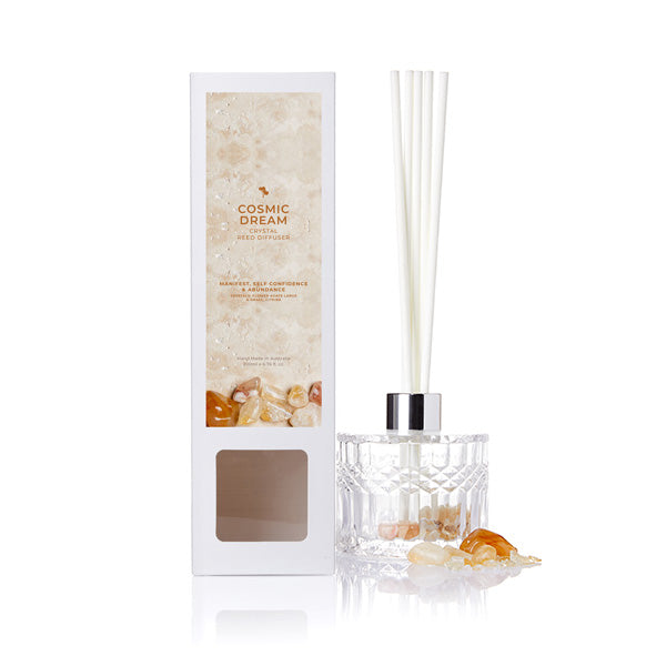 Cosmic Dream Crystal Reed Diffuser – Silk Oil of Morocco