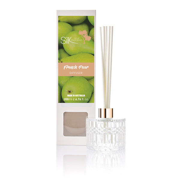 French Pear Reed Diffuser – Silk Oil of Morocco