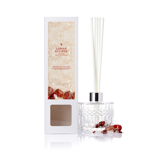 Lunar Eclipse Crystal Reed Diffuser – Silk Oil of Morocco