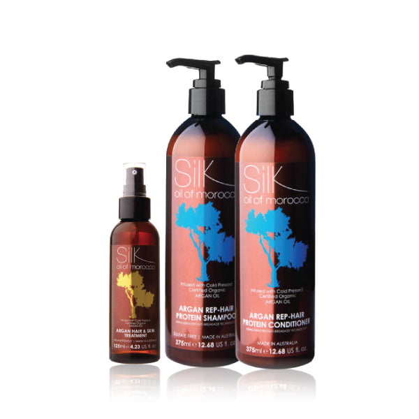 Rep-Hair Trio Value Pack – Silk Oil of Morocco